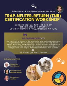 Trap-Neuter-Return Certification Workshop • Event Information